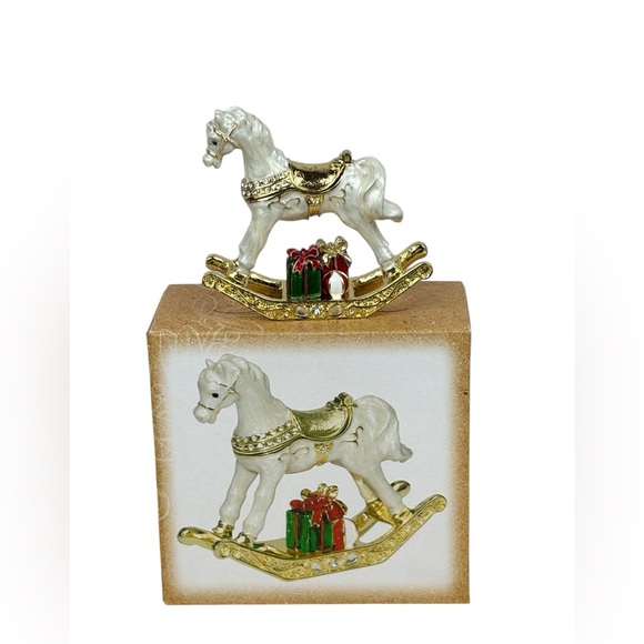 Cracker Barrel | Holiday | Cracker Barrel Jeweled Rocking Horse With ...